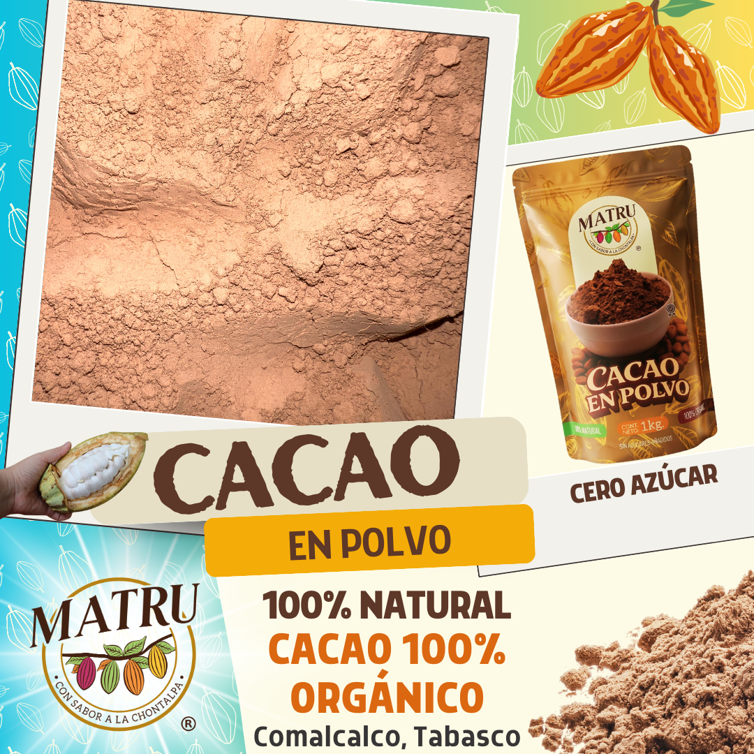 MATRU – Cacao 100% Natural y Orgánico